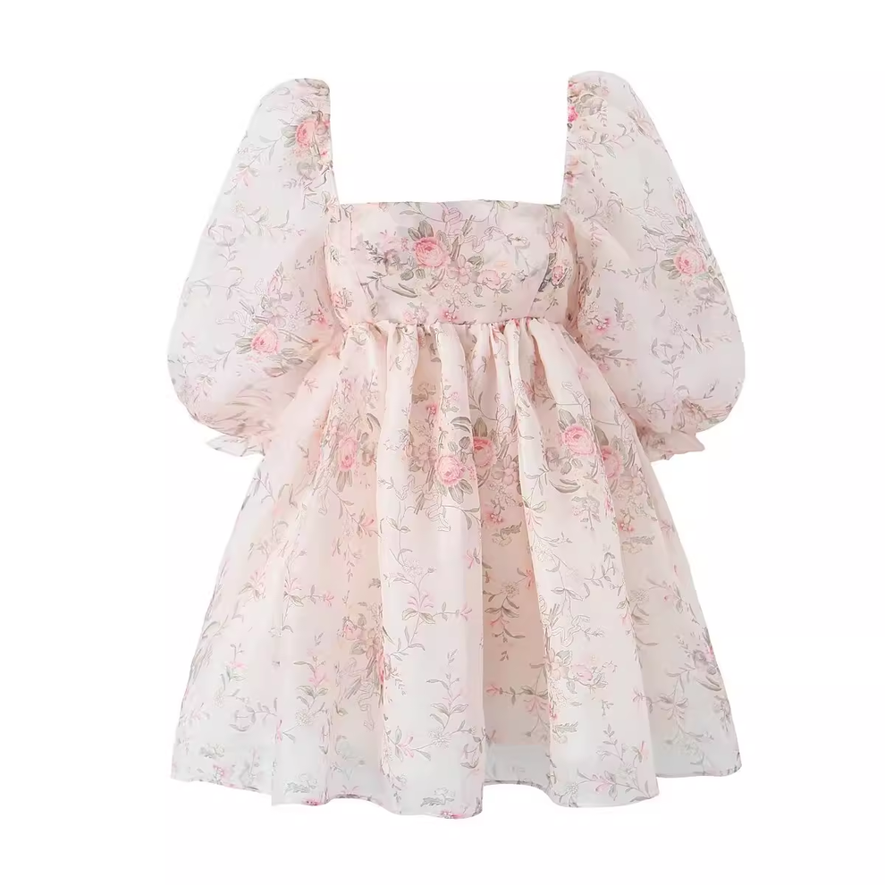 Retro Puff Sleeve Princess Dress YM1570 – ymprom